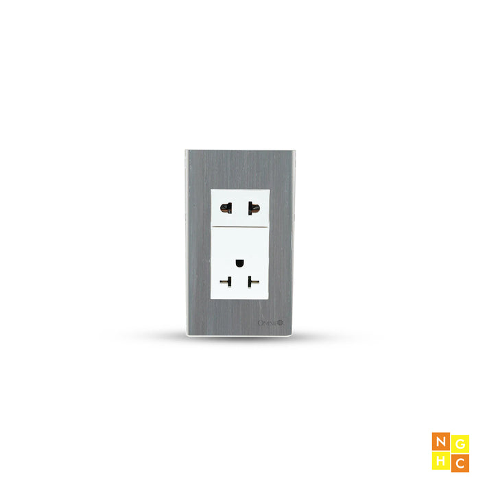 Omni Aircon Tandem Universal Outlet in Stainless Plate (SP3-WAWU) - He ...