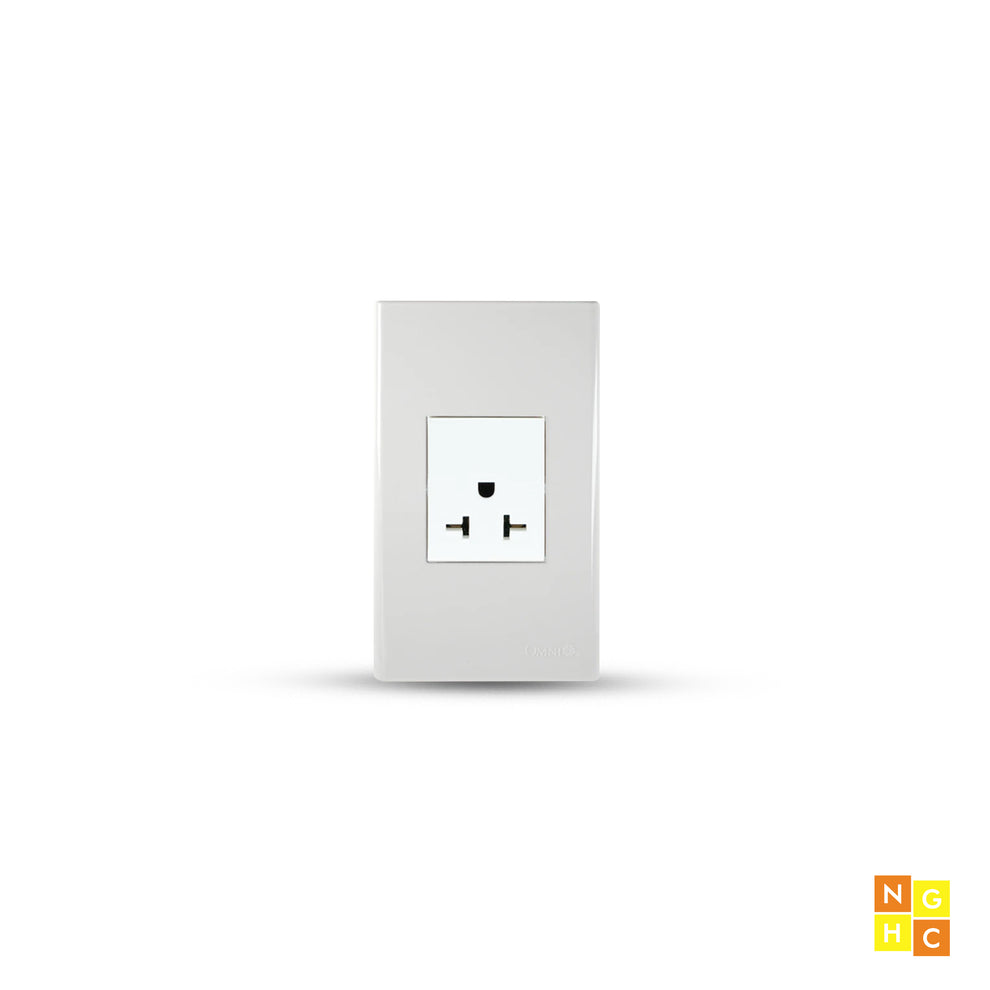 Omni Aircon Tandem Outlet in Wide Series Plate 20A (WP1-WA) - Heavy-Du ...