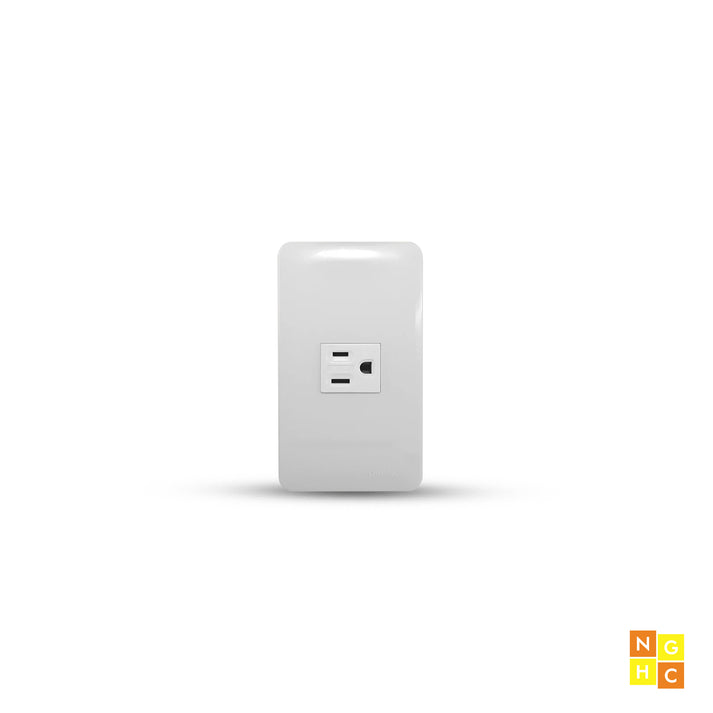 Convenience Outlet with Ground in Classic Plate (P1-EG) - Secure and E ...