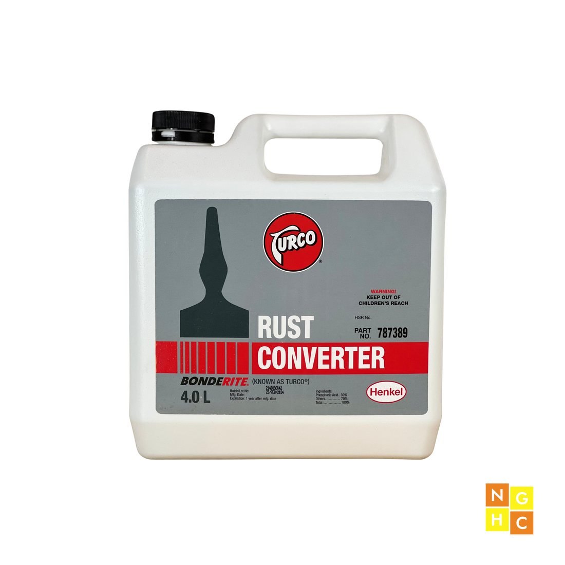 Henkel Turco Rust Converter 4Liter – New Golden Hub Corp